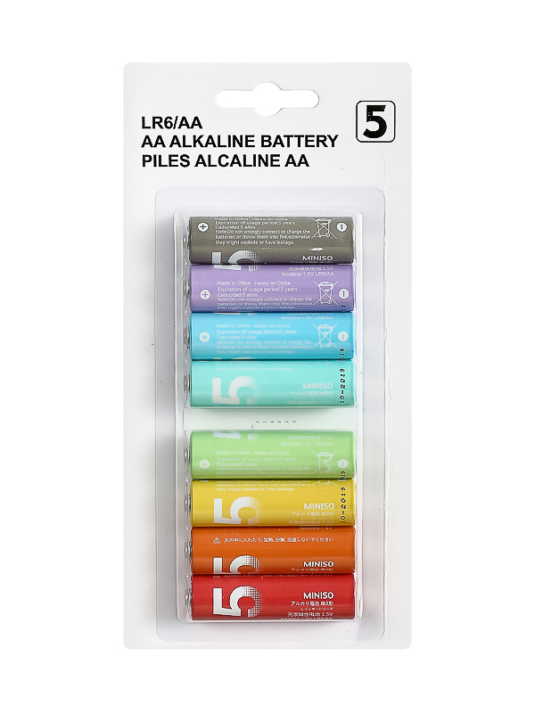 MINISO AA Carbon Zinc Battery (ASSORTED) | Lazada PH