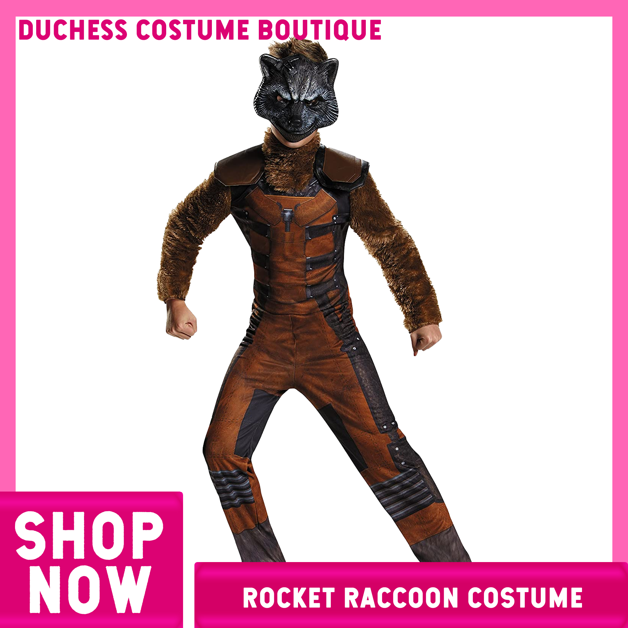 Rocket-Racoon Costume Deluxe Halloween Costume | Lazada PH