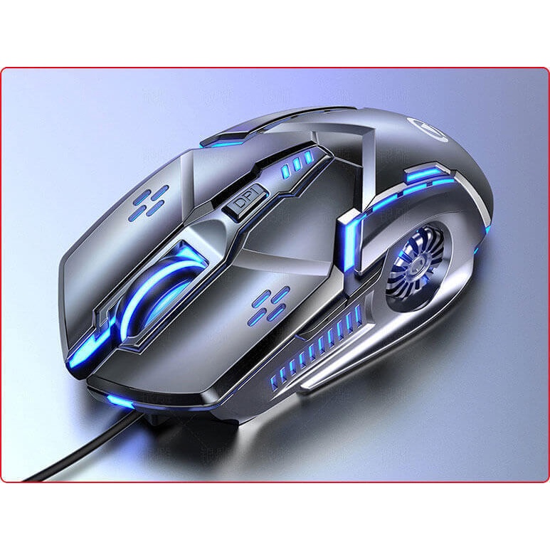 High Performance Gaming Mouse with 7 Colors Rainbow LED Light Silent ...