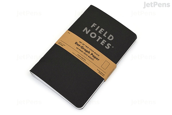Field Notes Pitch Black Memo Notebook - Set of 2 | 64 Pages | | Lazada PH