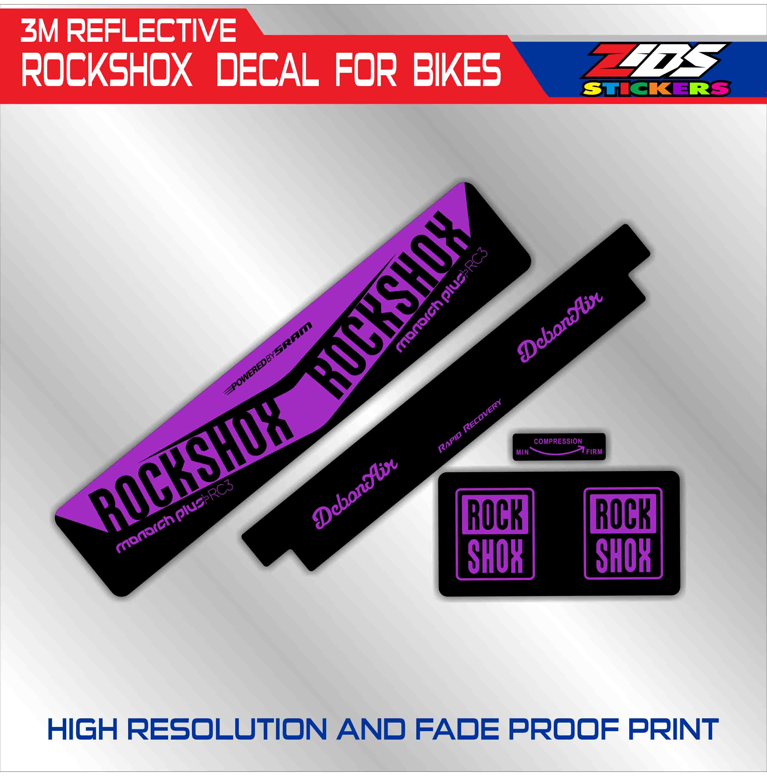 REAR SHOCK DECAL FOR BIKES | Lazada PH