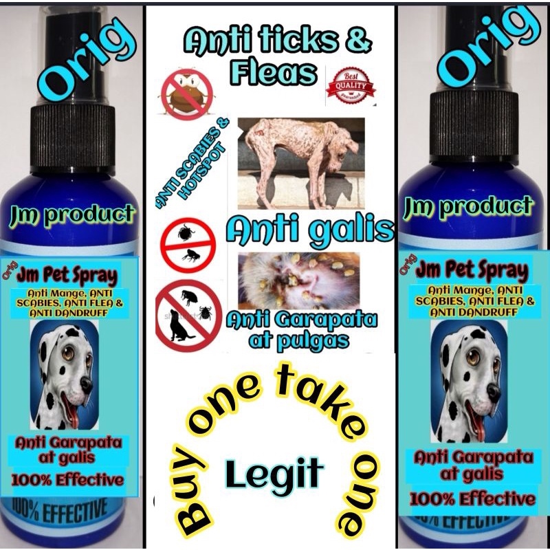 New Bottle BUY ONE TAKE ONE Blue Orig Pamatay ng garapata at Pulgas ...