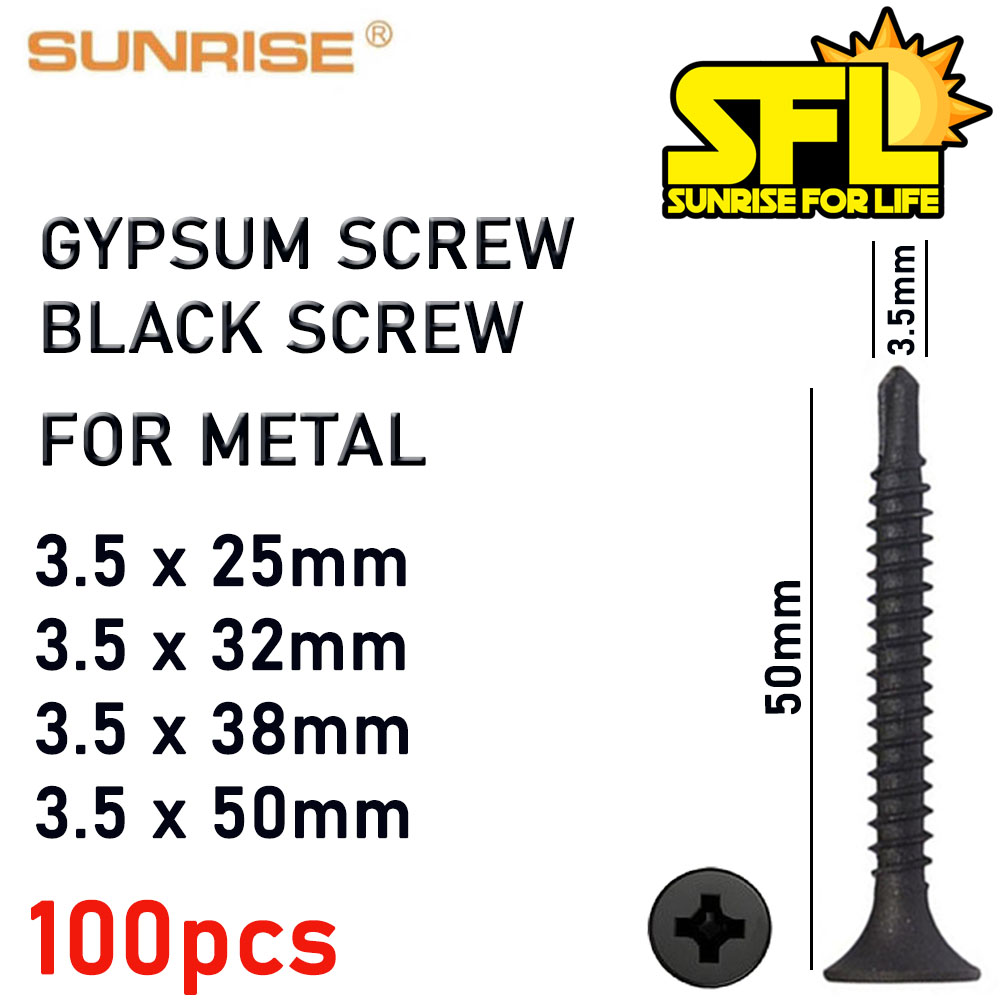 Black Screw Gypsum Screw Sunrise For Metal High Quality Heavy Duty ...