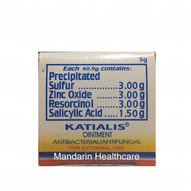 Katialis Ointment 5g (Mandarin Healthcare) | Lazada PH