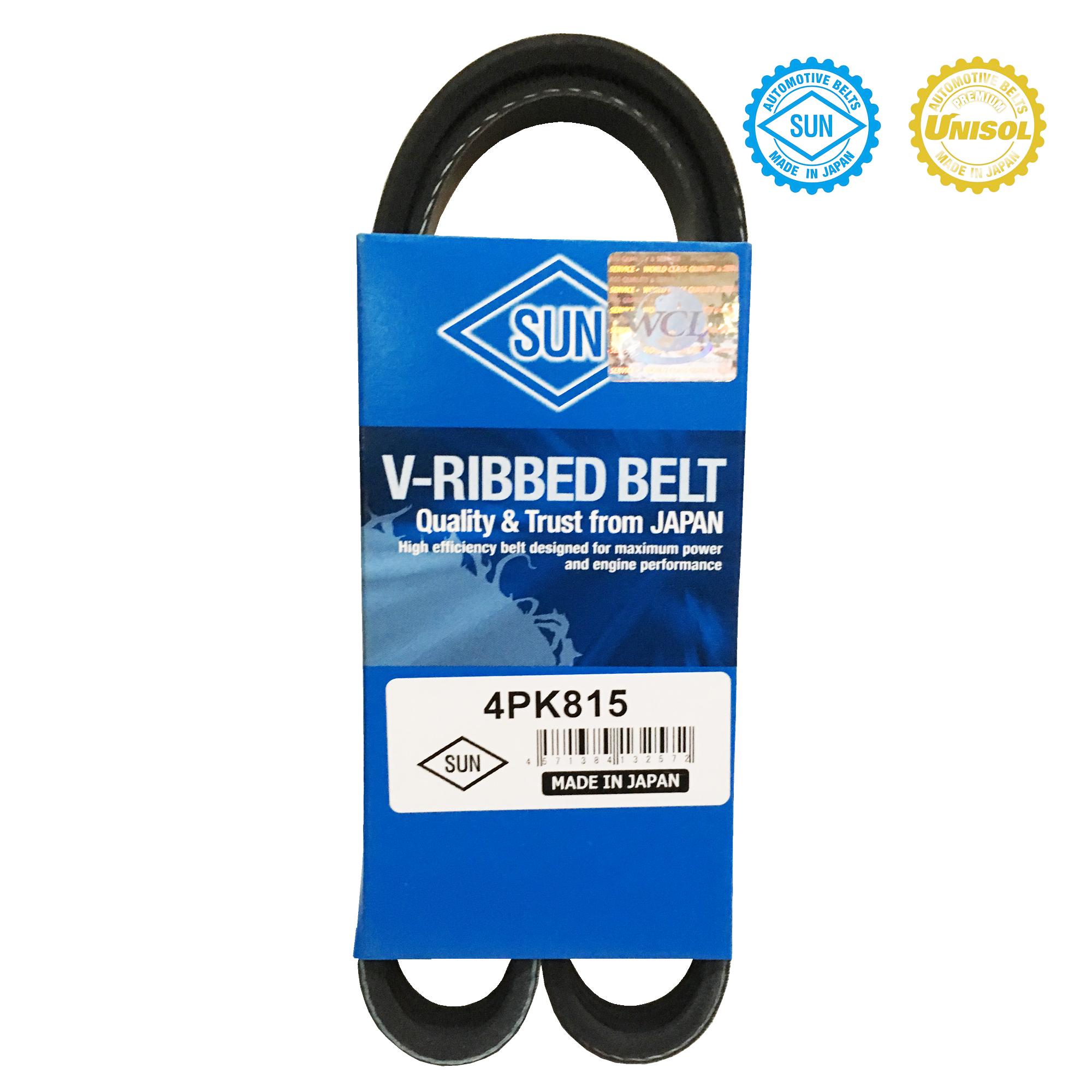 SUN V-Ribbed Belt 4PK815 for Suzuki Swift 2005-2010 (Aircon) | Lazada PH