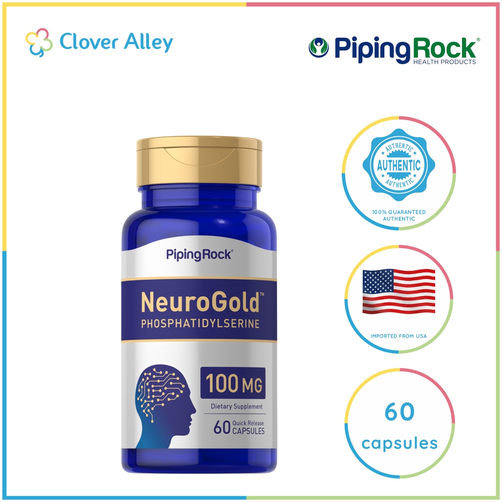 NeuroGold Phosphatidylserine, 100 mg, 60 quick release capsules | Lazada PH