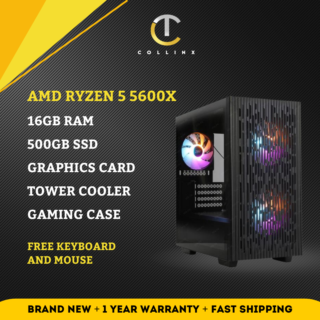 [ GAMING PC BUILD - CLAW ] AMD RYZEN 5 5600X RGB Desktop | Nvidia GTX ...