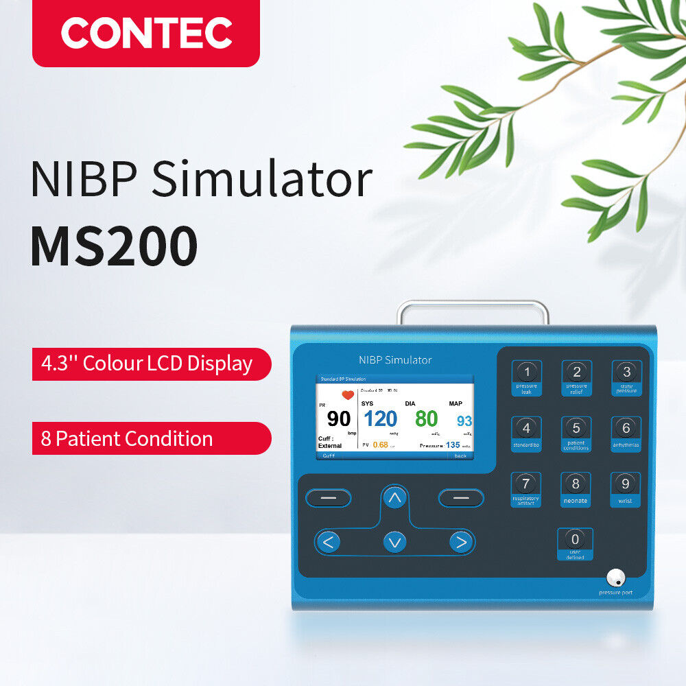 Contec MS200 Touch Screen NIBP Simulator dynamic BP simulation NIBP ...