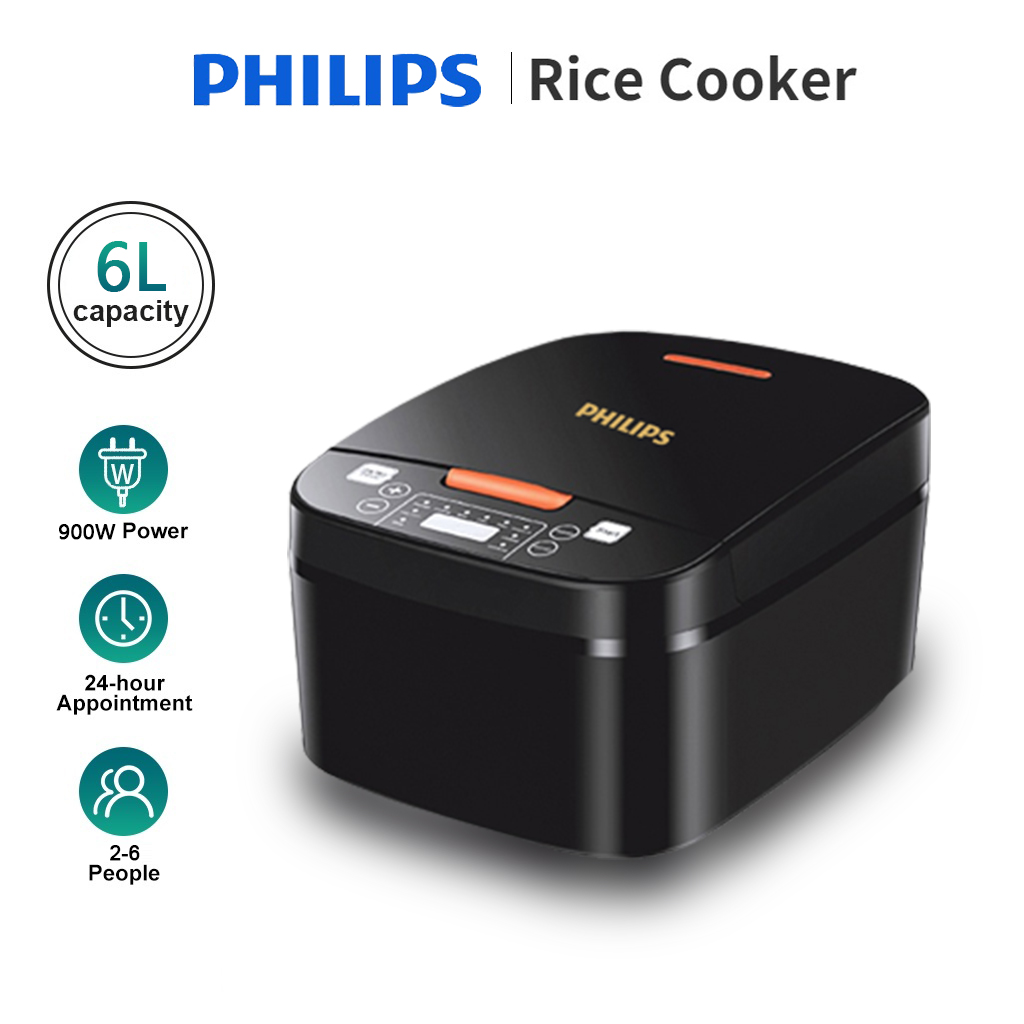 PHILIPS Electric Rice Cooker 6L Large Capacity Multifuncional Home ...