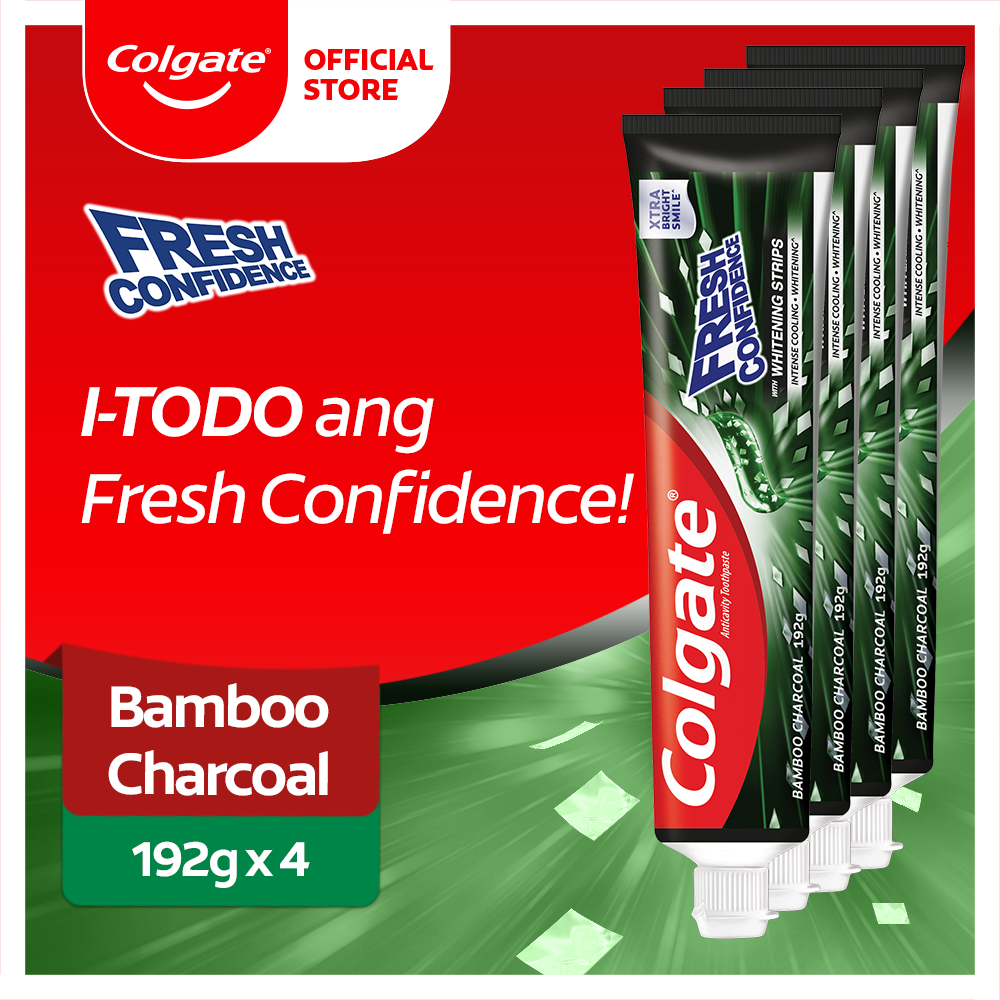 Colgate Fresh Confidence Anticavity Toothpaste with Whitening Strips ...