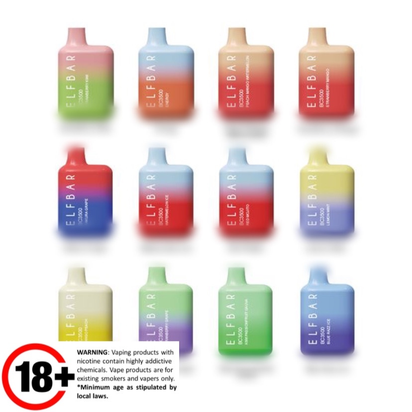 VAPE Elf Bar 3000 Puffs Disposable Vape pod 3k dispo Vaping | Lazada PH