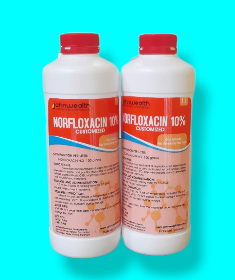 NORFLOXACIN 10% | Oral Solution 1 Liter | Lazada PH