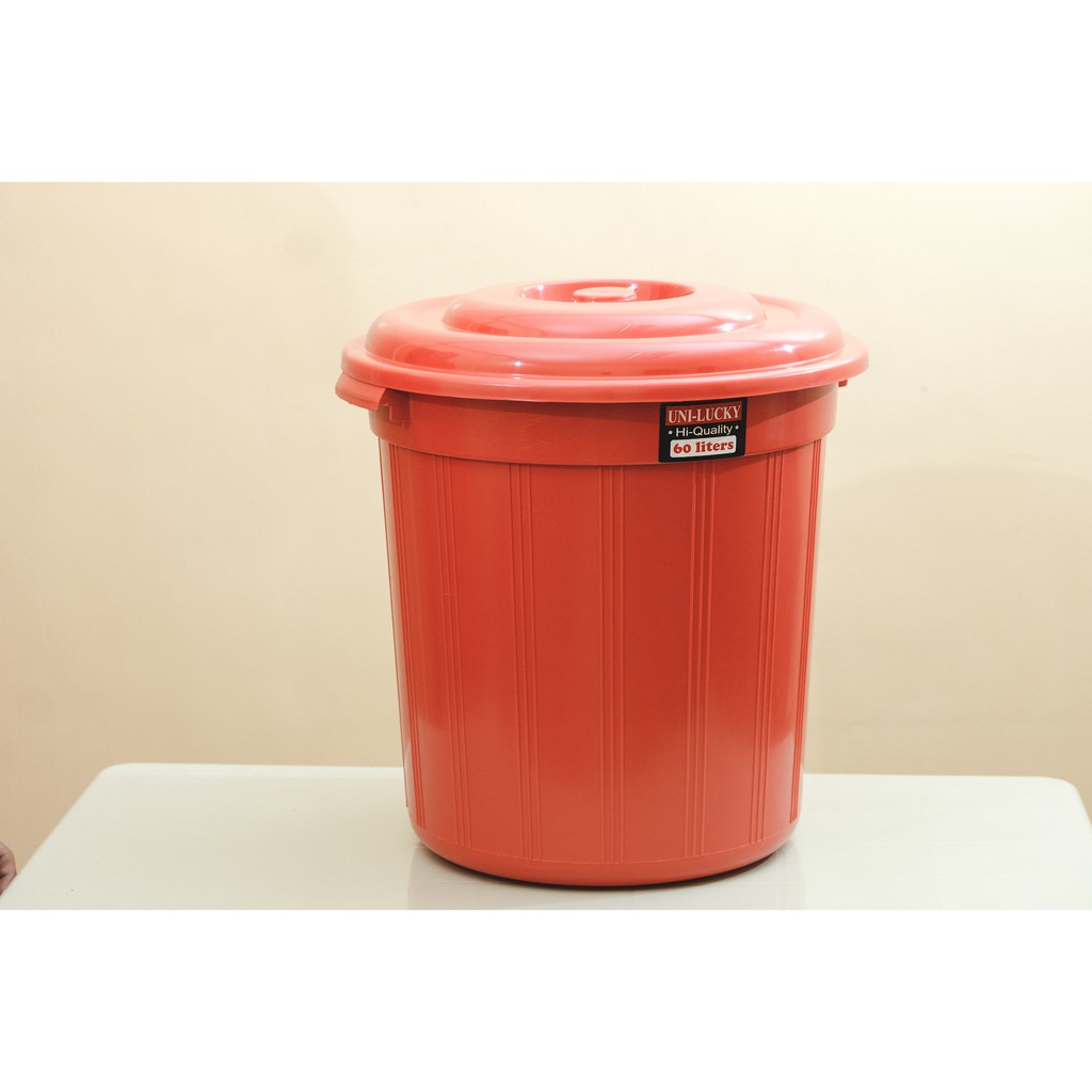 timba plastic ♂Heavy duty water container drum with cover timba (60L80L ...