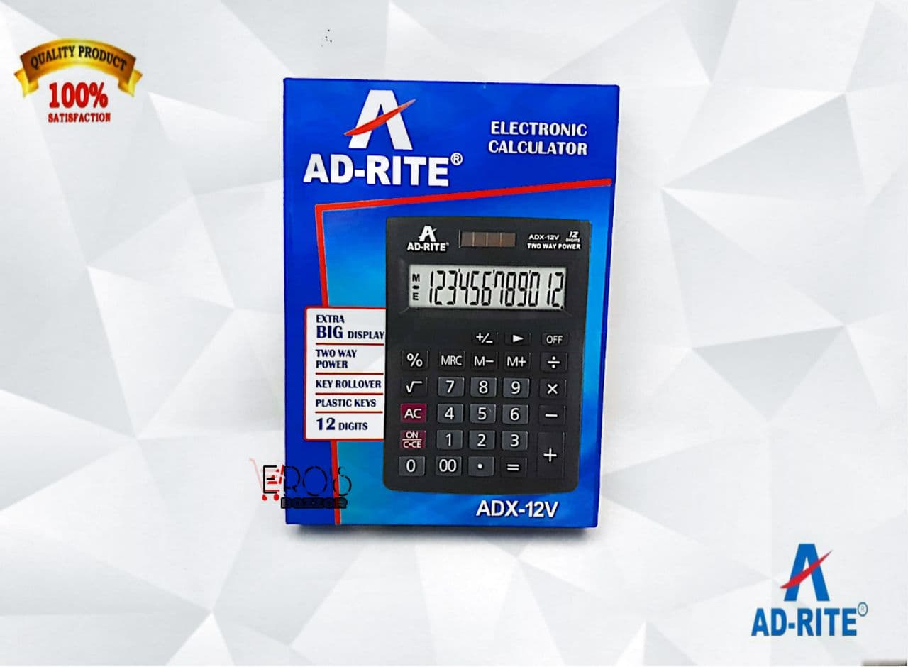 AD-RITE DX-12V - 12 Digit Desktop Calculator | Lazada PH
