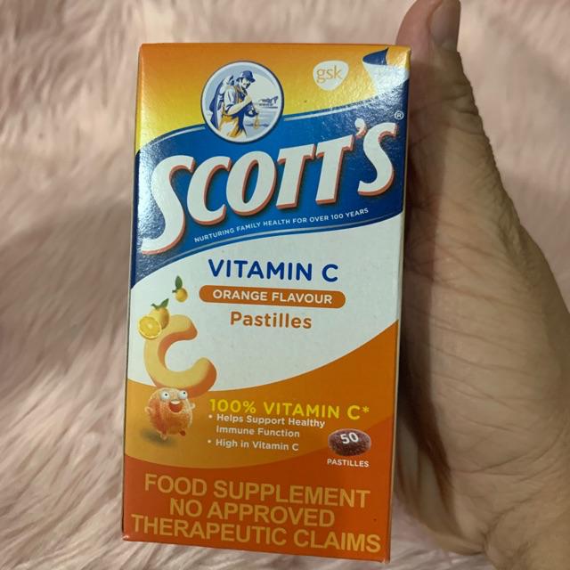Scott's Vitamin C Pastilles 50pcs | Lazada PH