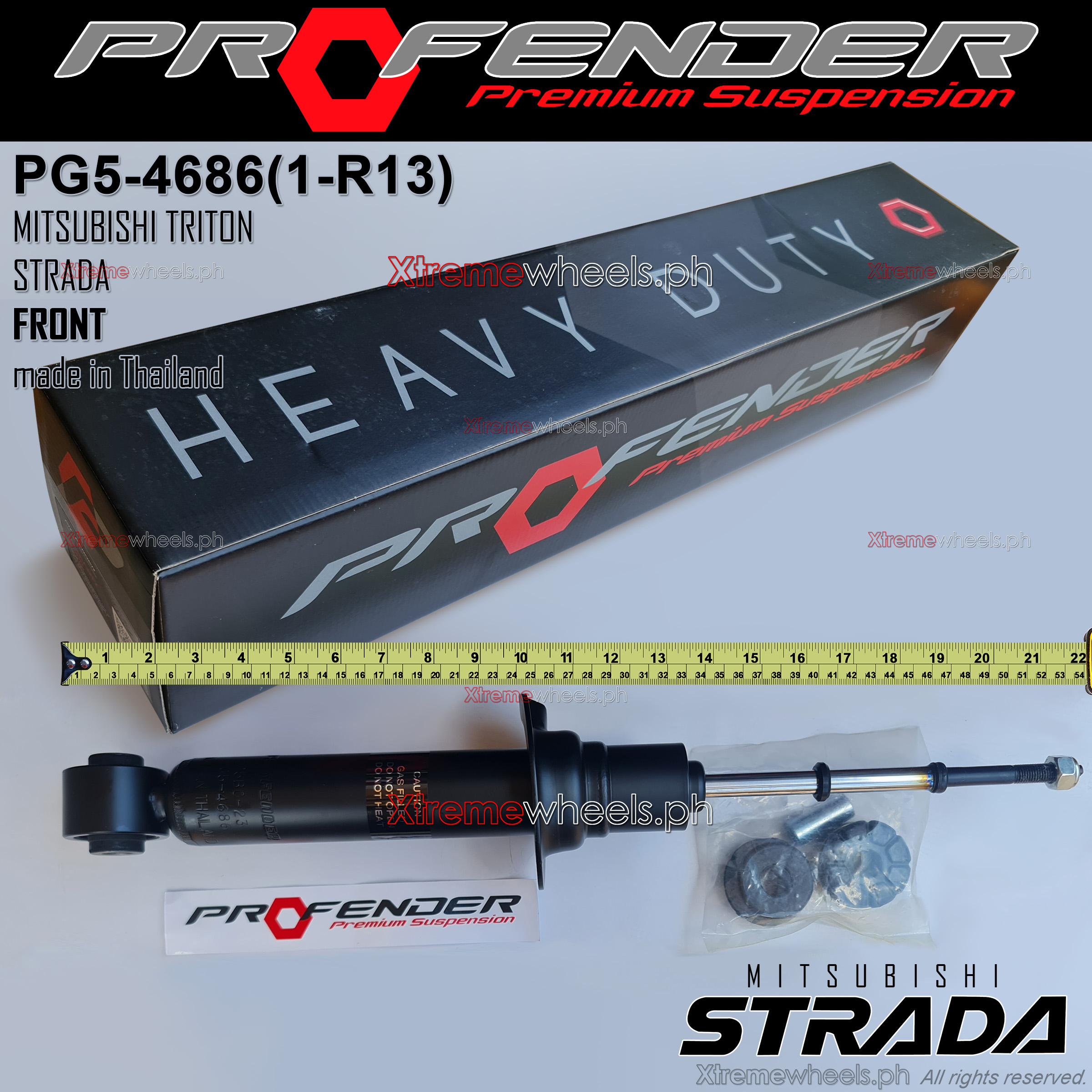 MITSUBISHI STRADA 2008 - 2023 THAILAND MADE FRONT PROFENDER OEM SHOCKS ...