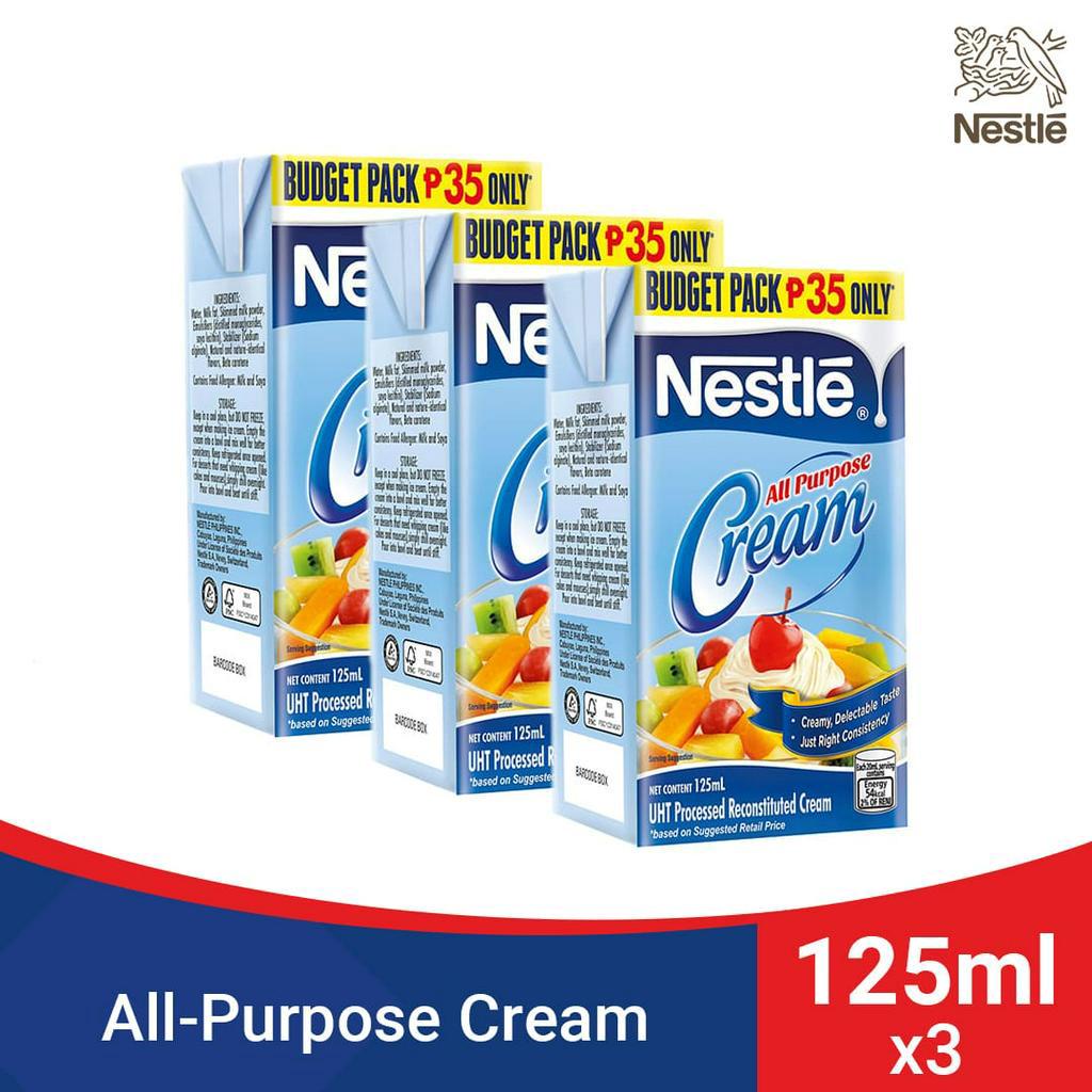NESTLÉ All-Purpose Cream 125ml - Pack of 3 | Lazada PH
