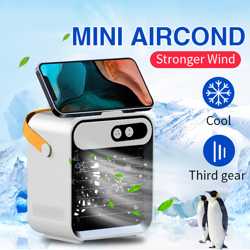 HGV [PH Shipping] USB Rechargeable Mini Portable Air Conditioner ...