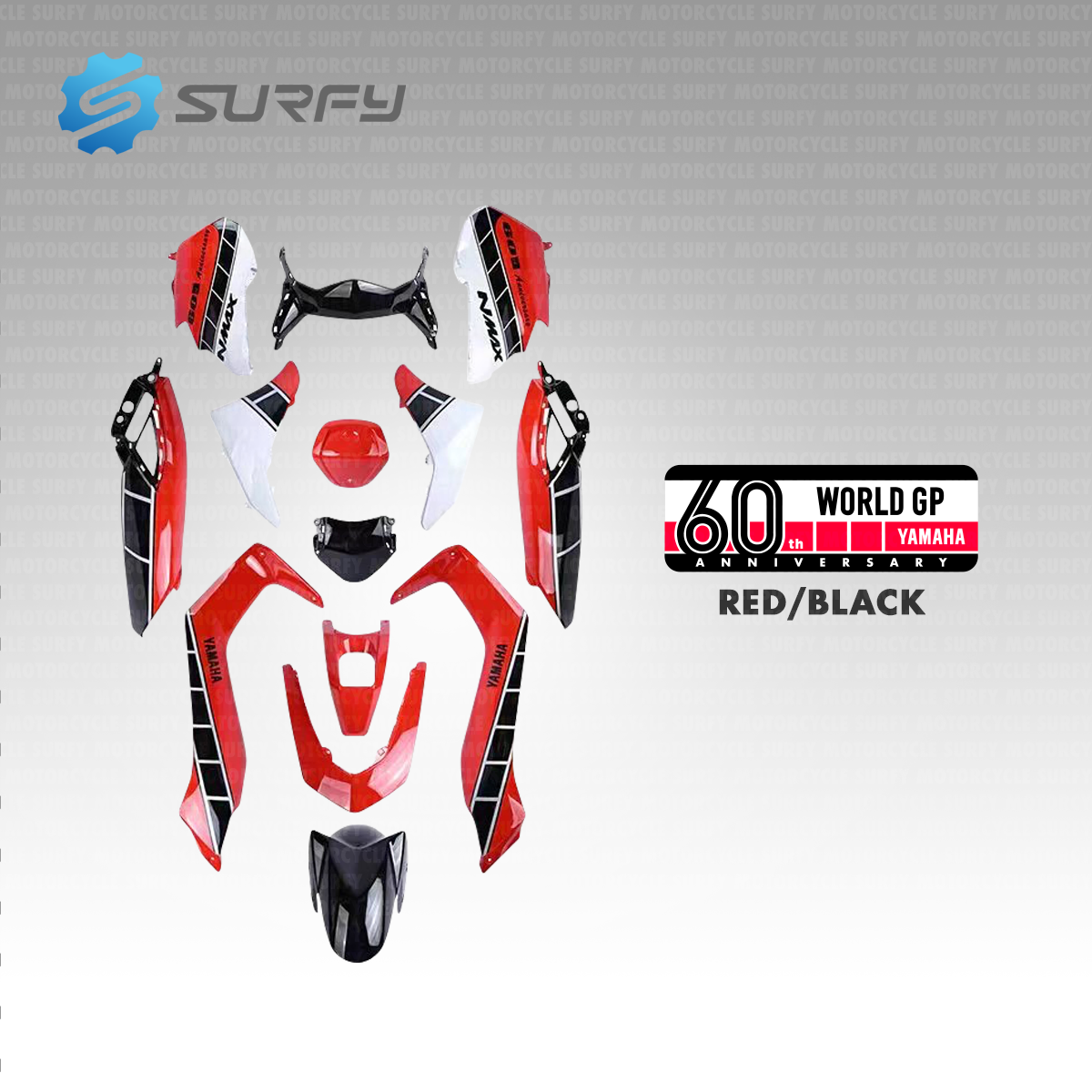 Nmax v2 Flairings Set Original With Decals Set World GP 60th Design ...