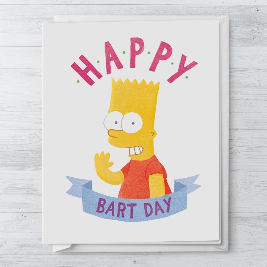 Popol - Happy Bart Day - Greeting Card for Birthdays Cute Funny Sweet ...