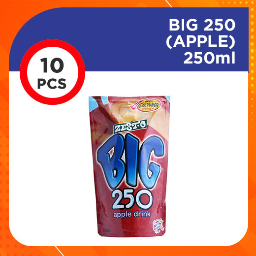 Zest-O BIG 250 Apple (10 x 250ml) | Lazada PH