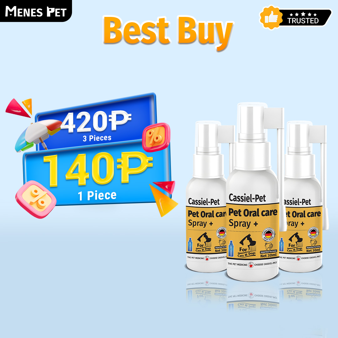 Cassiel Pet Oral Spray Pet Dental Spray Teeth Cleaning Spray For Bad ...
