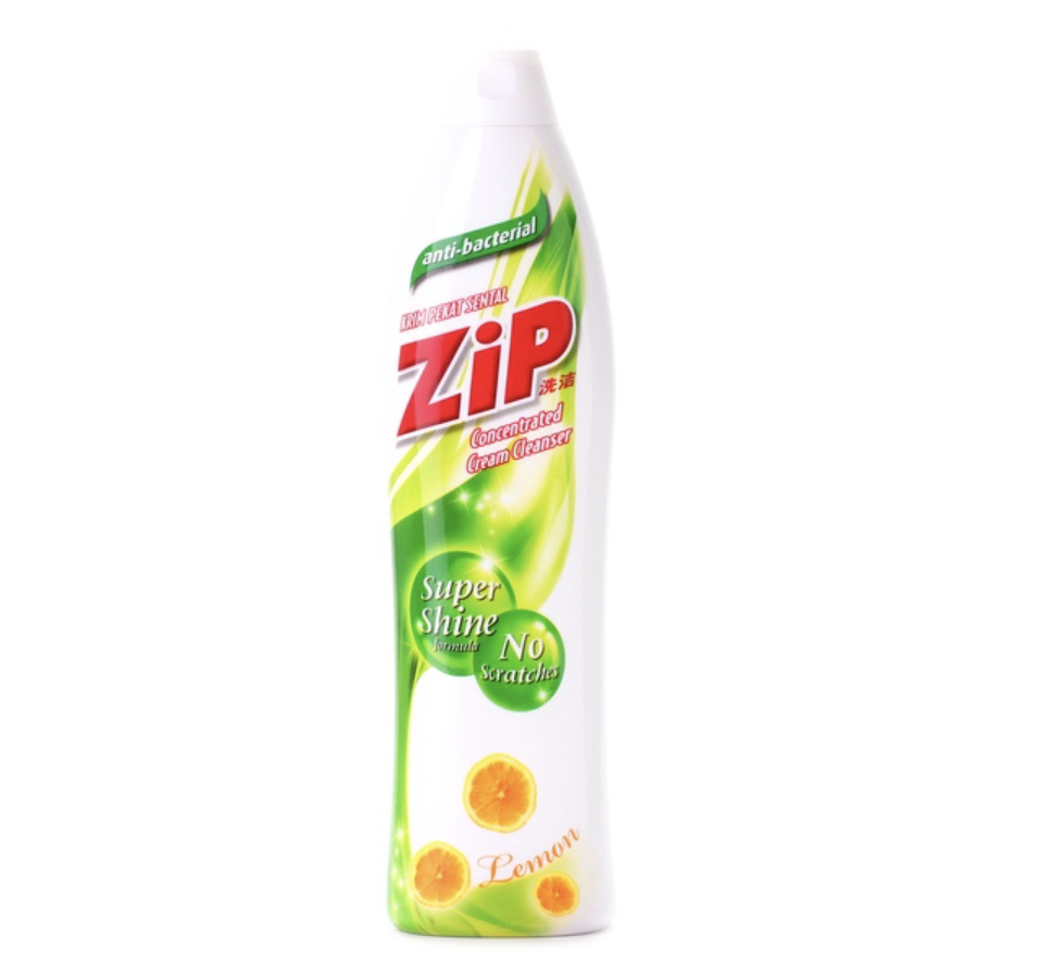Zip Concentrated Cream Cleanser LEMON, Super Shine Formula, No ...