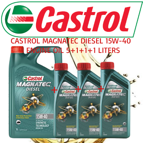 Castrol MAGNATEC Diesel 15W-40 Engine Oil 8 Liters | Lazada PH