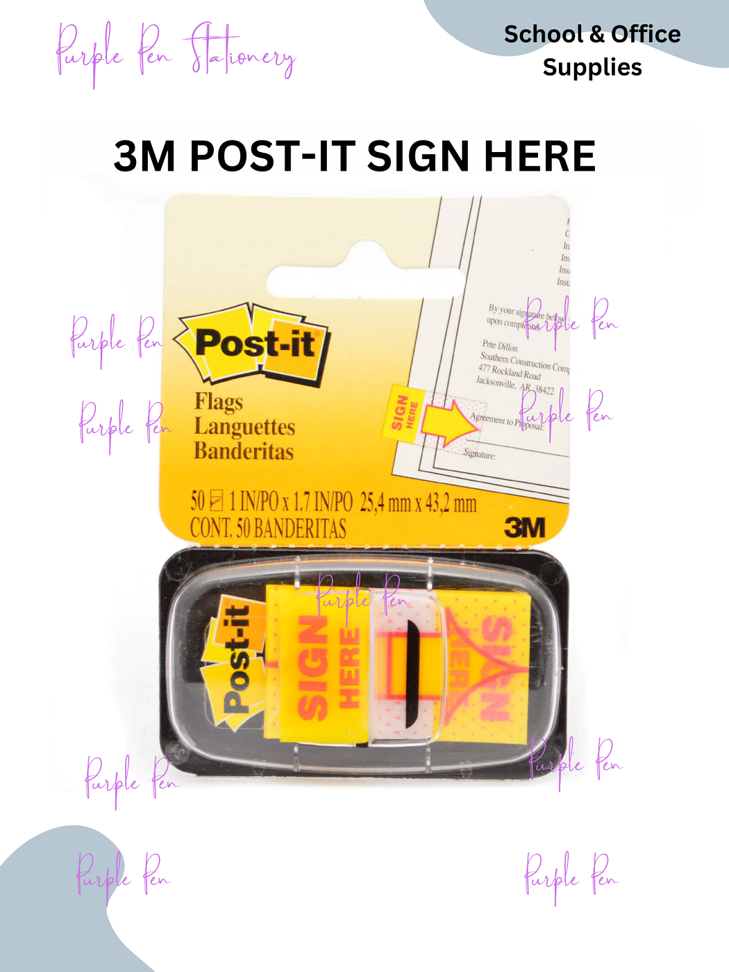3M Post it Note Flags Arrow Page Marker Sign Here 1Pack | Lazada PH