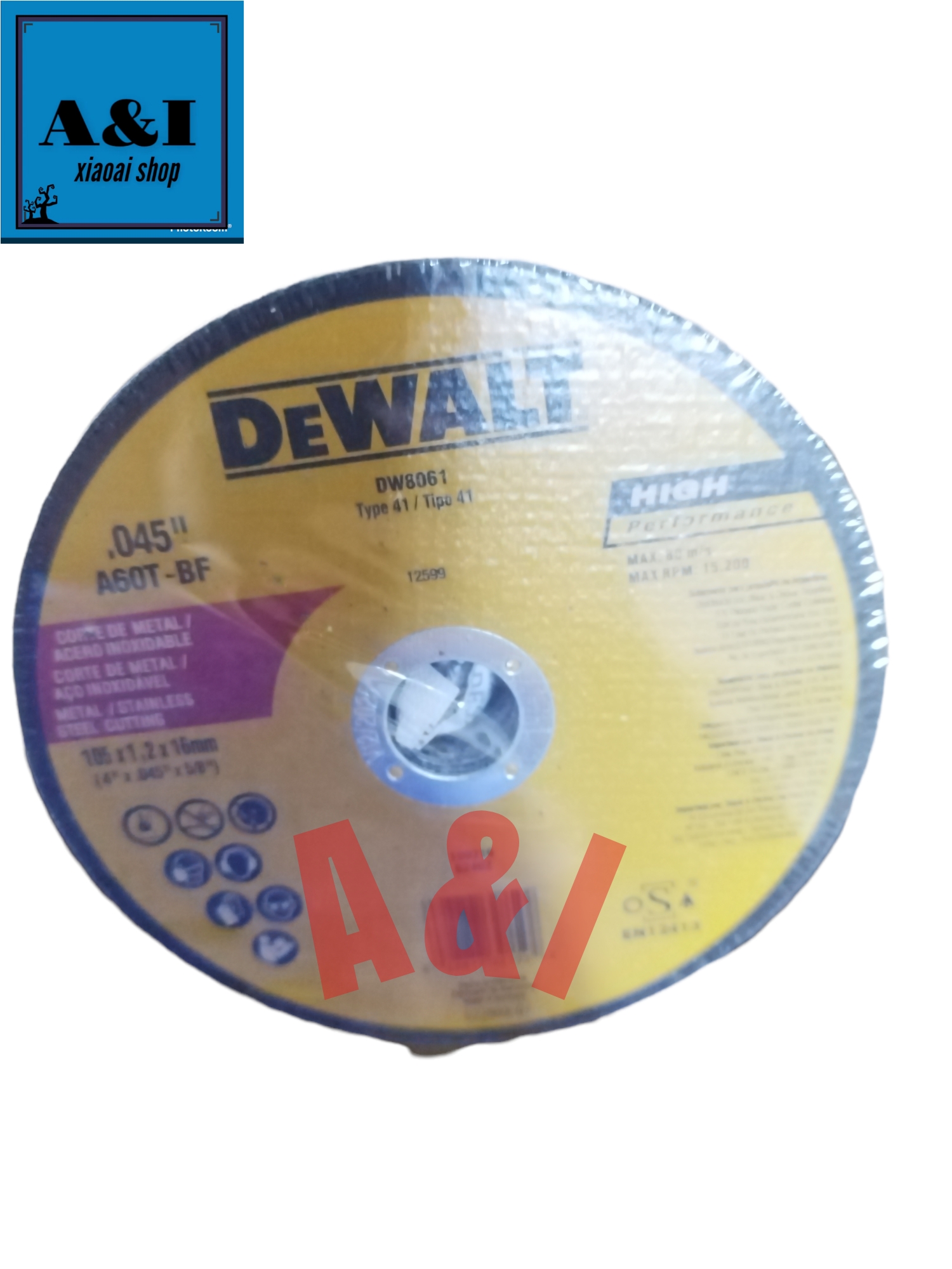 DEWALT 4" Grinding Disc 100 x 6.0 x 16mm Metal (1Box 25Ppcs ) | Lazada PH