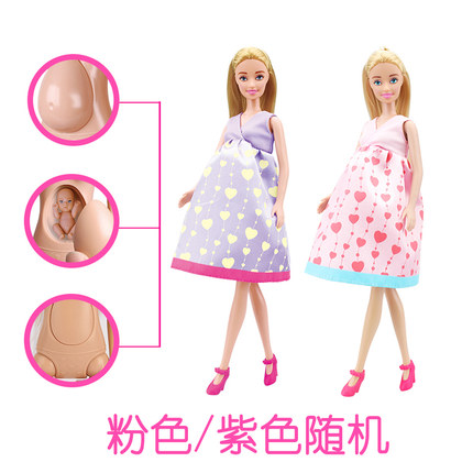 Princess Anli Doll Barbie Is Pregnant with a Big Belly Give Birth ...