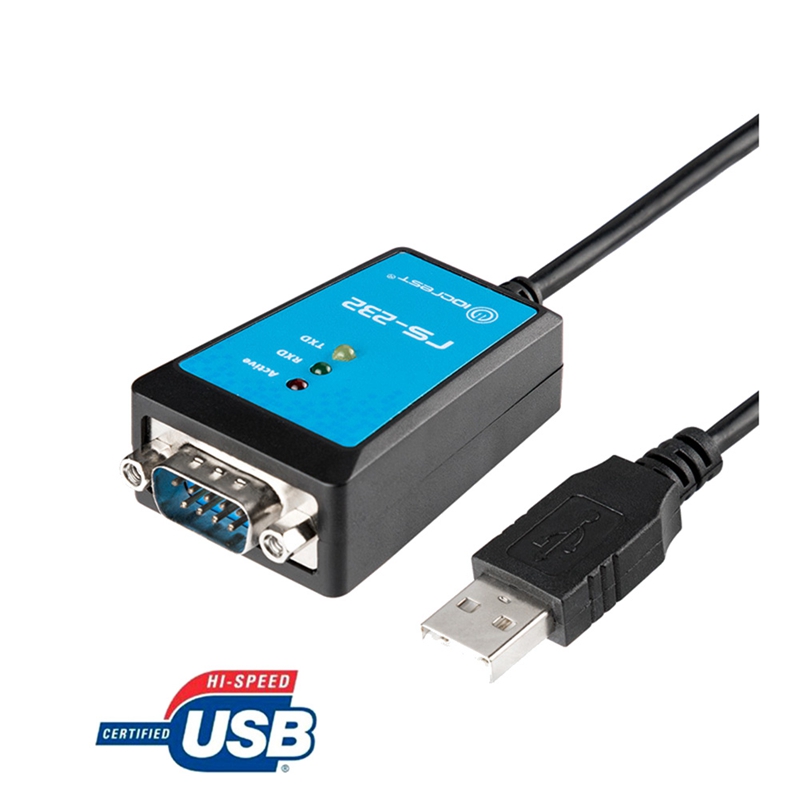 IOCREST USB 2.0 to DP9 RS232 Com Port Serial Cable Converter with ...