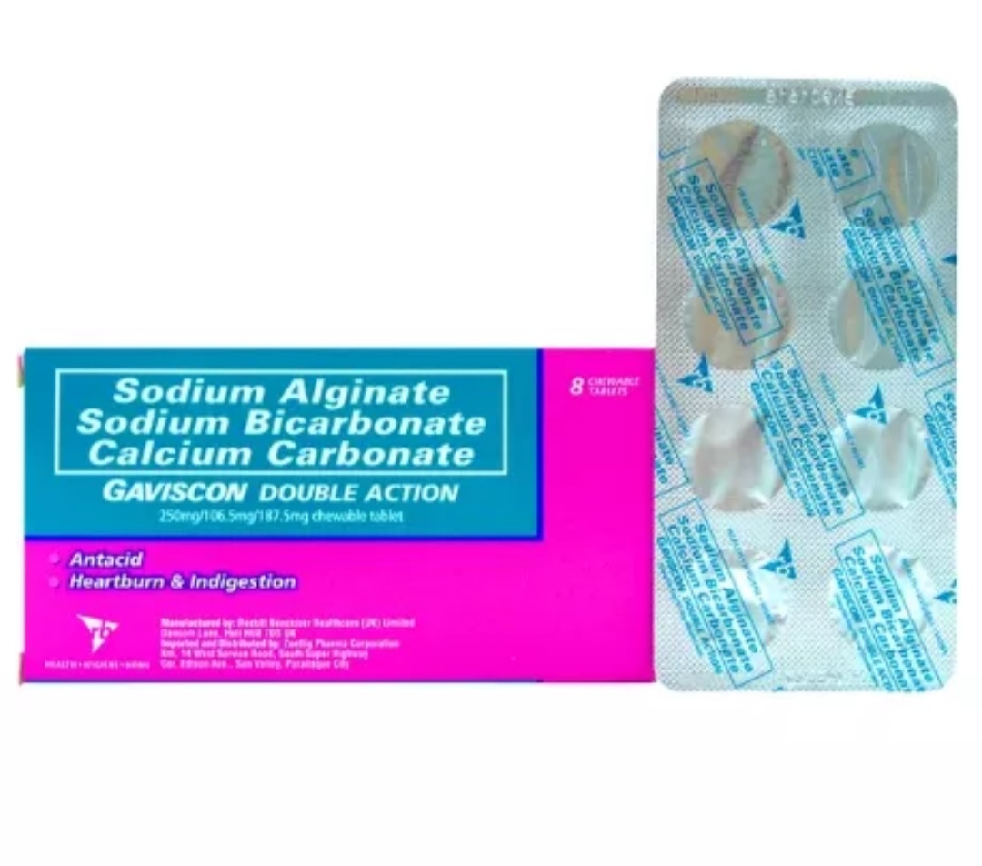 Gaviscon Double Action Tablet 250mg Pack of 8s | Lazada PH