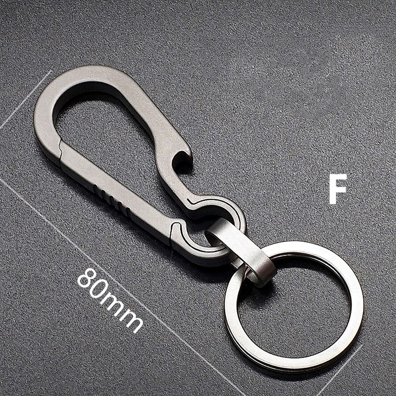 TEHE High-Quality Titanium Key Chain Luxury Men Keychain Lightweight ...