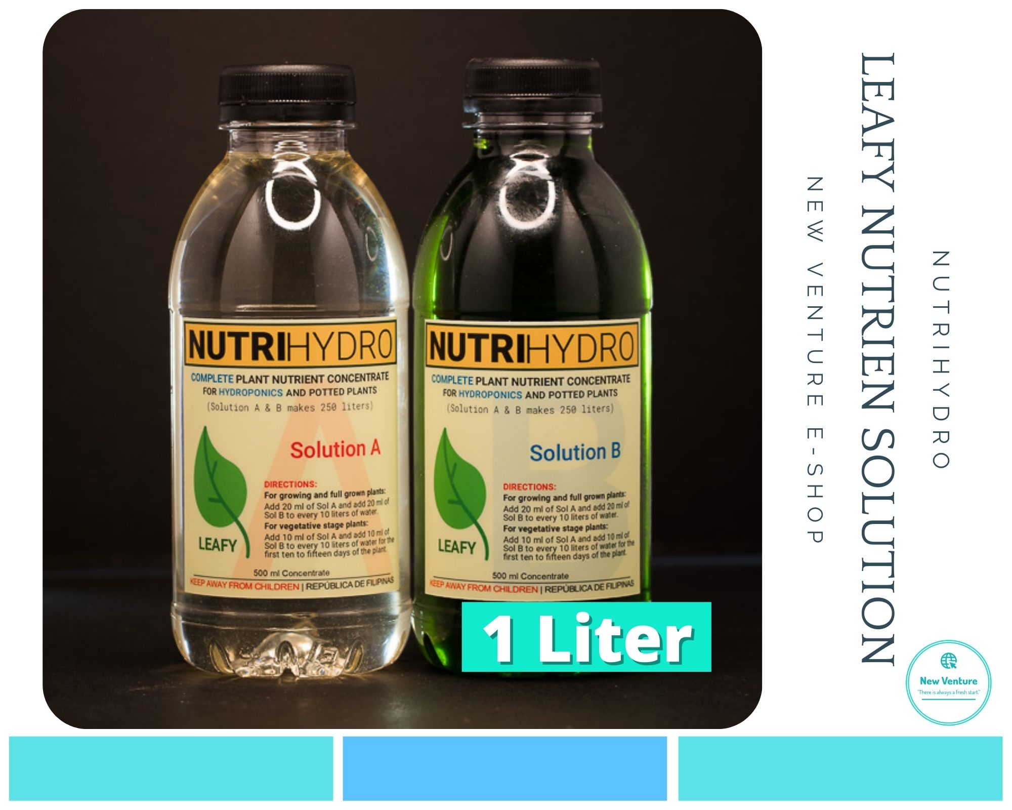 NutriHydro Nutrient Solution (A+B) 1 Liter | Lazada PH