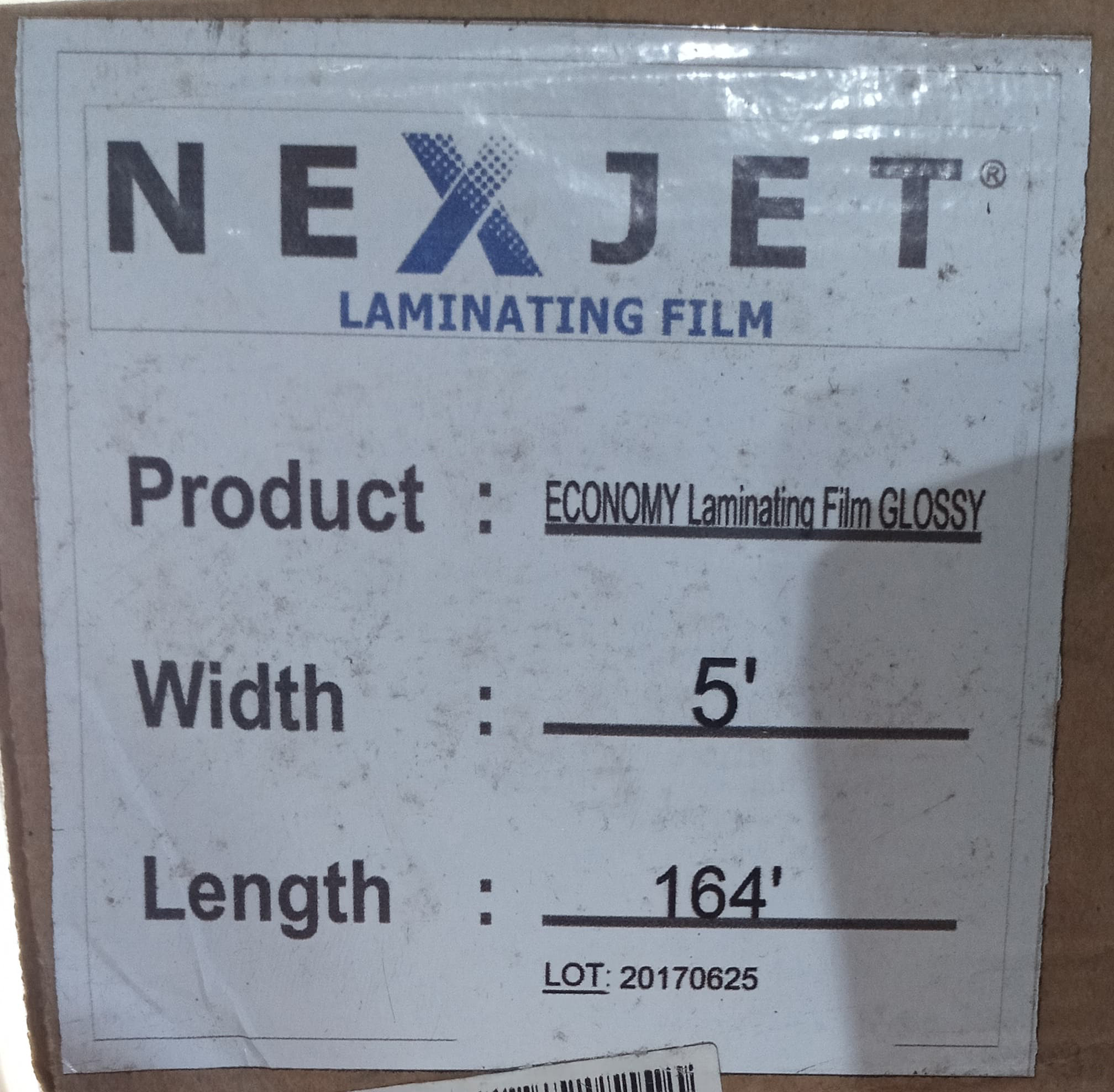 Nexjet Laminating Film Yellow Back 5ft Glossy | Lazada PH