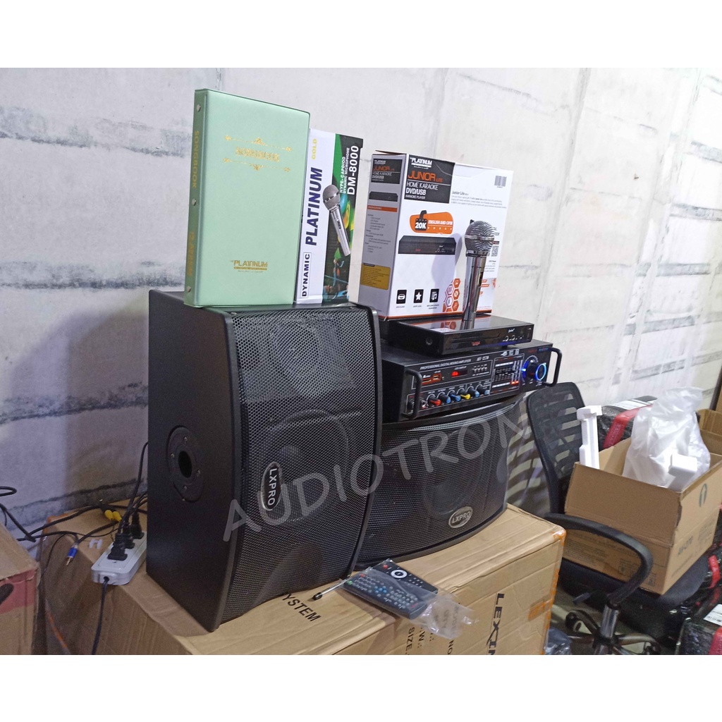Platinum Junior Lite + Homevision AV-270 + Speaker D8 Home Karaoke ...