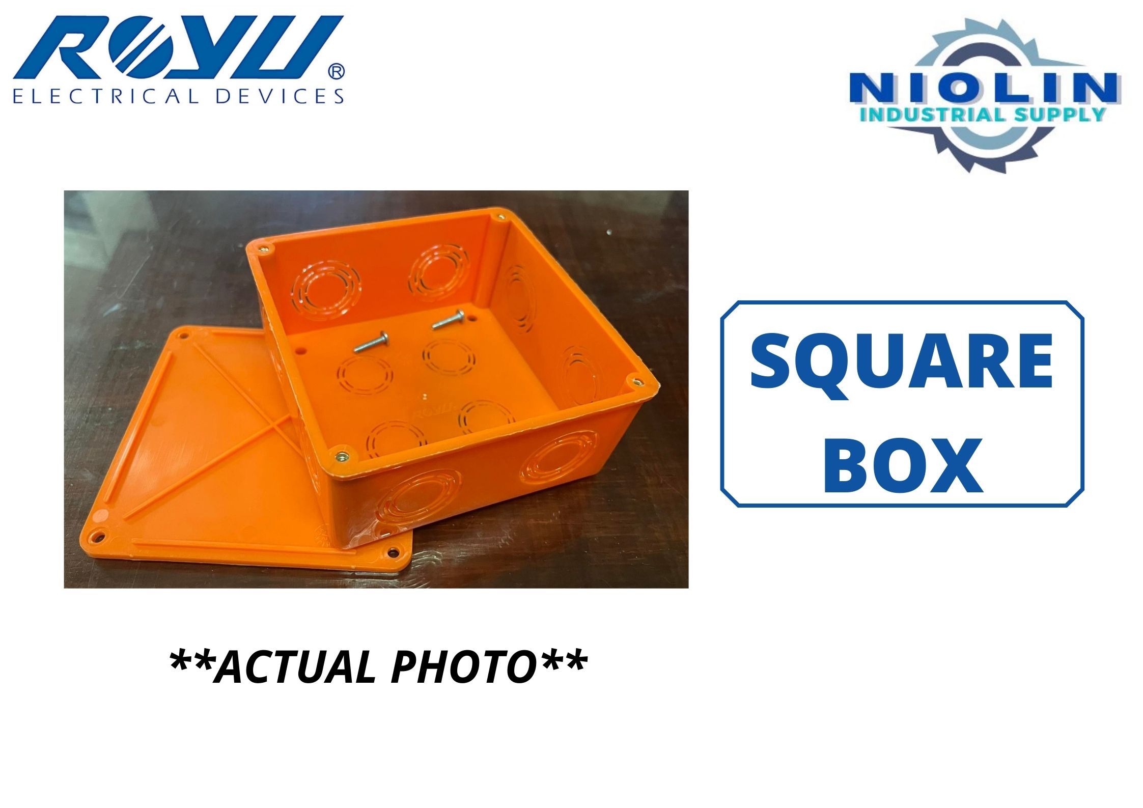 ROYU ( UTILITY / JUNCTION OR SQUARE BOX ) sold per piece | Lazada PH
