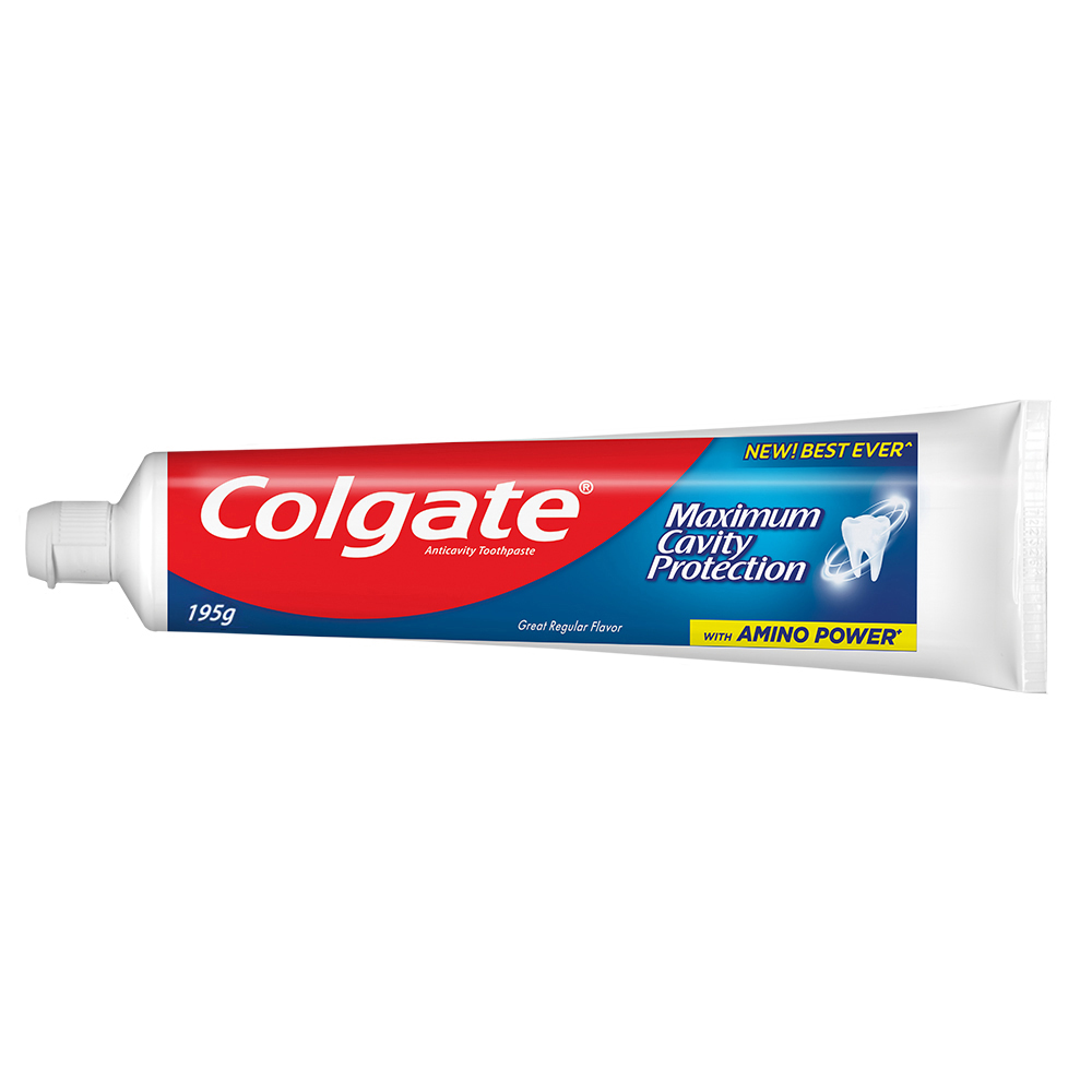 Colgate Maximum Cavity Protection Great Regular Flavor Anti-Cavity ...