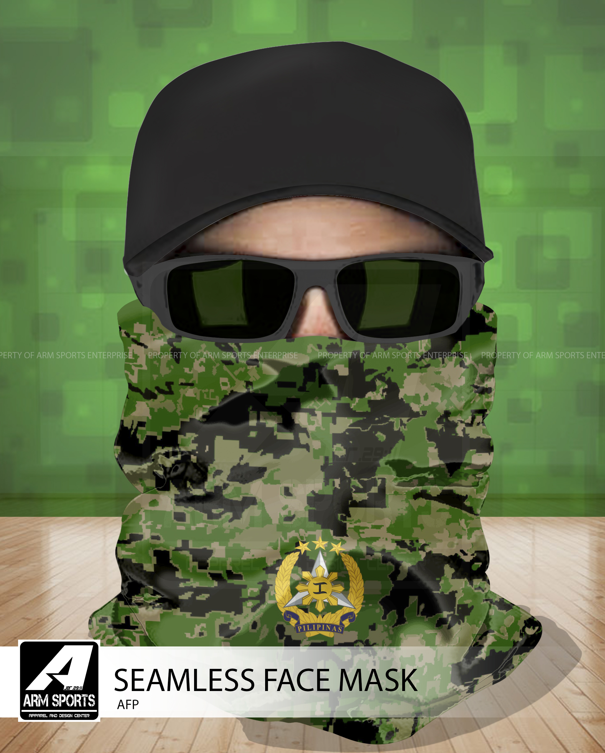 FULL SUBLIMATION SEAMLESS (TUBE MASK) AFP SF-15 | Lazada PH