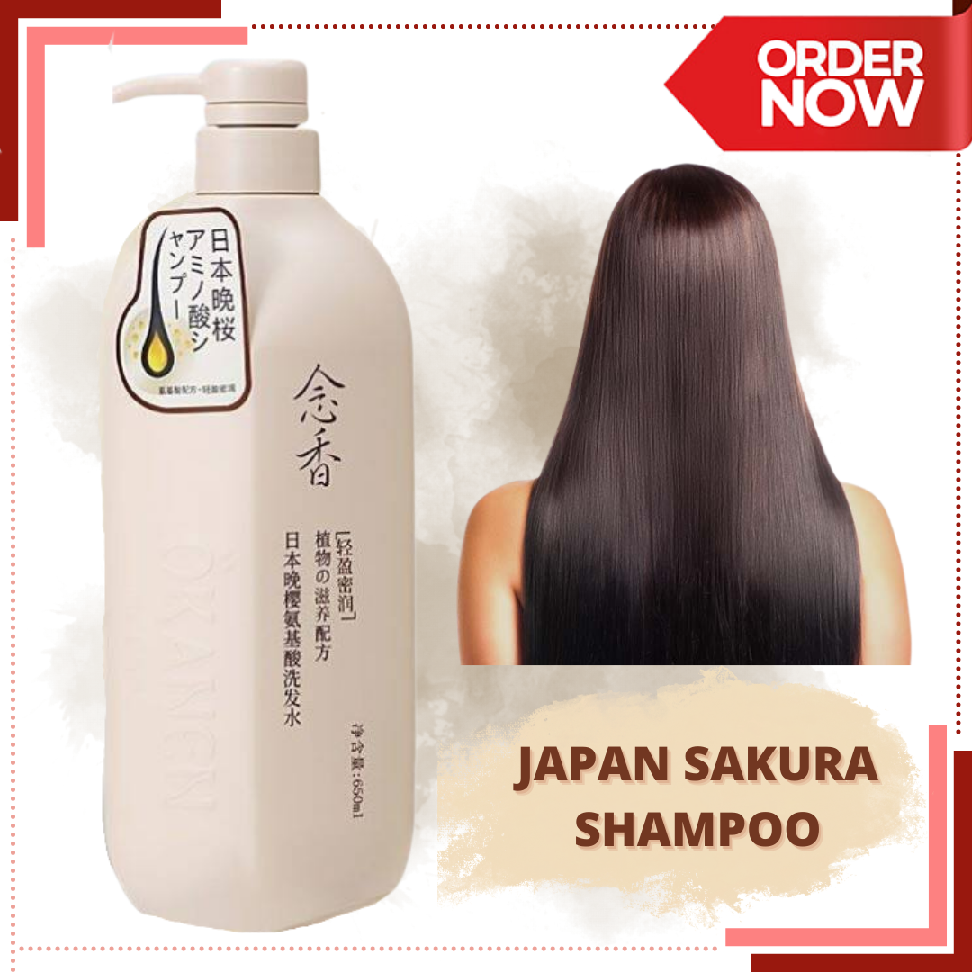 Sakura Japan Natural Shampoo Conditioner Trend Japan Nianxiang Evening ...