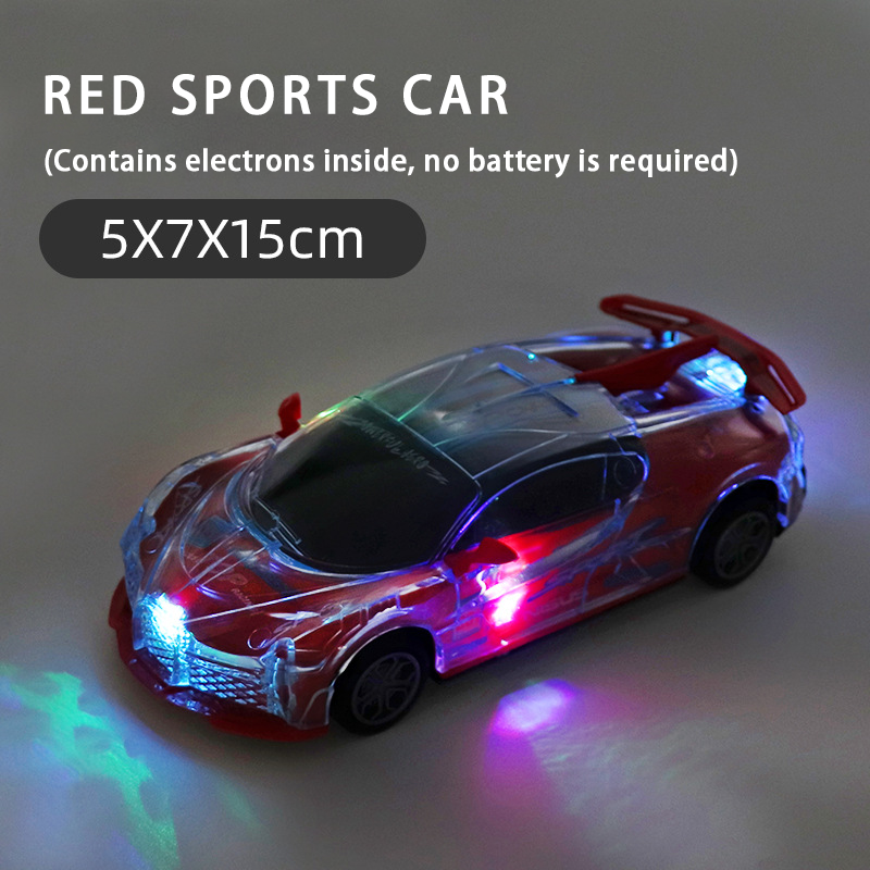 Light Electric Car LED Inertia Glide Music Police Car Race Car Toy ...