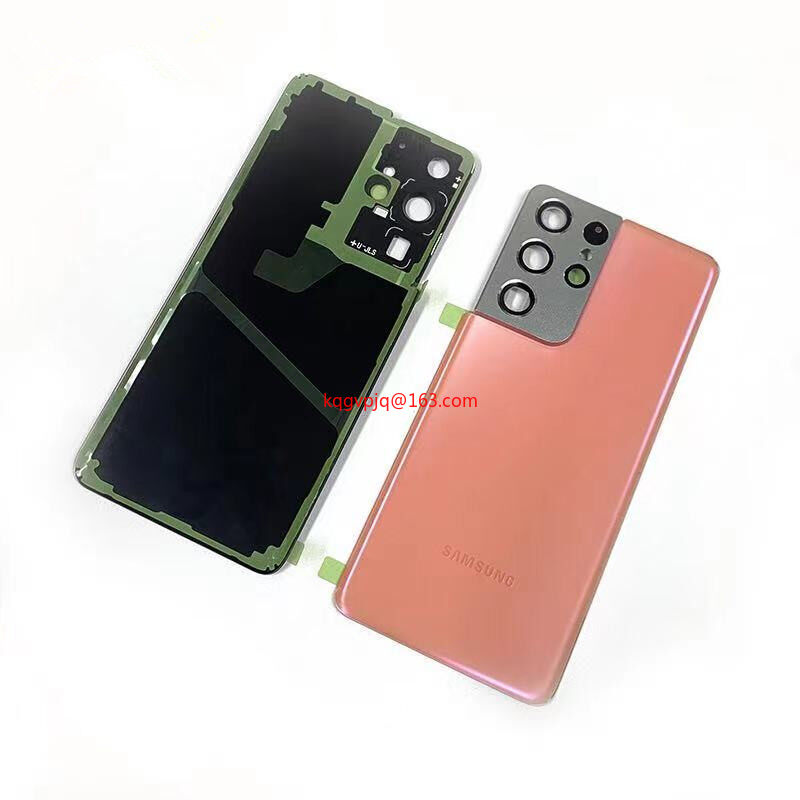Kqgv- For Samsung Galaxy S21 Ultra Housing Glass Rear Case Back Cover ...
