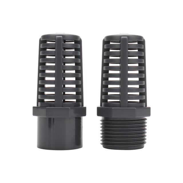New PVC Threaded Suction/Overflow Strainer Joint Aquarium Filter Drain ...