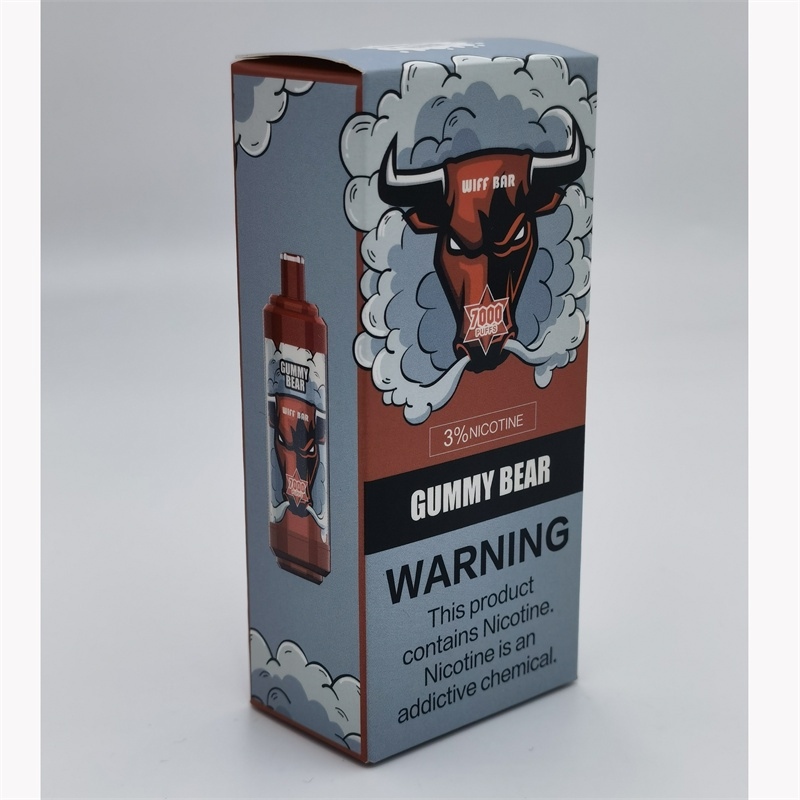 VAPE WIFF BAR Disposable Rechargeable up to 7000 Puffs Plus Vape 550mAh ...