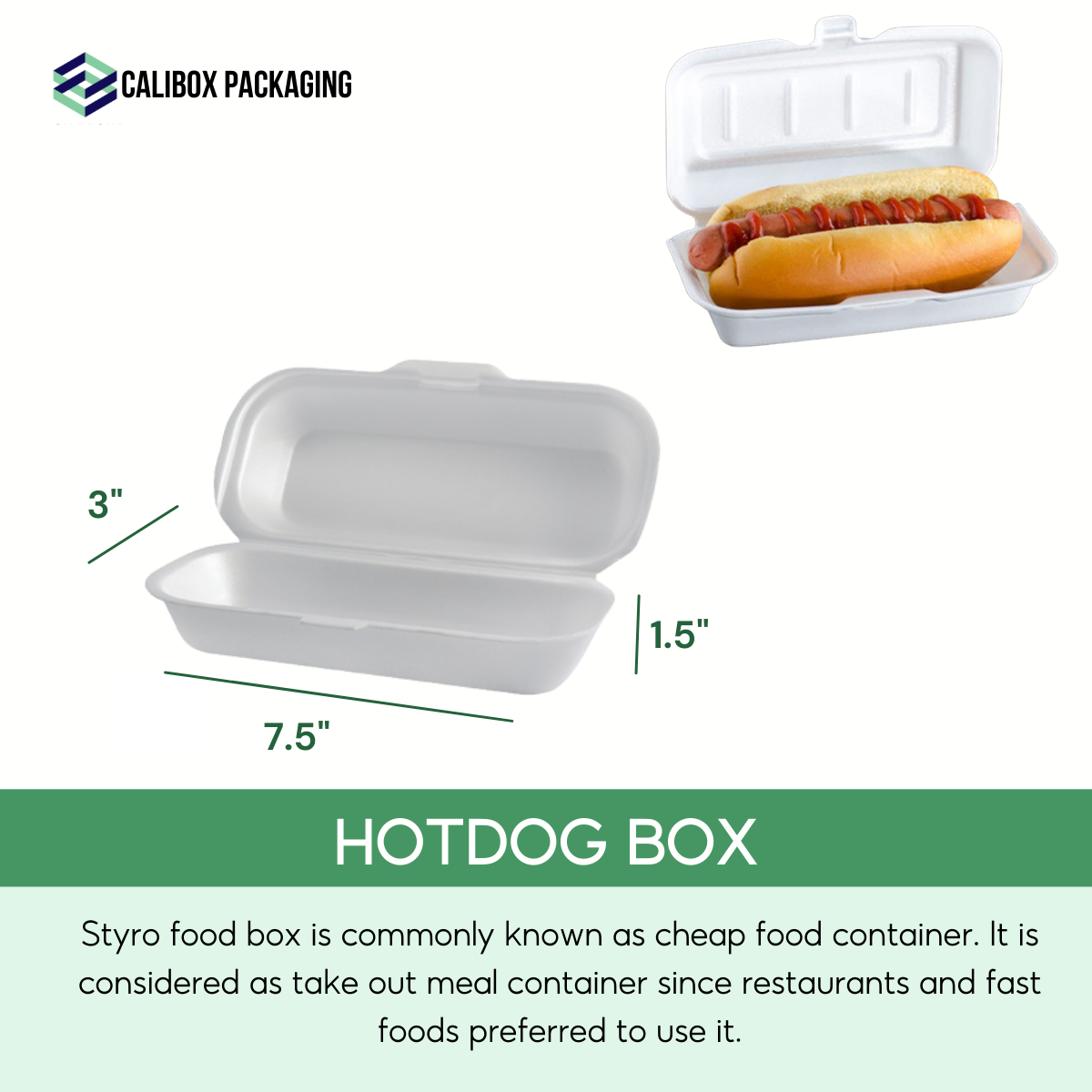 Trendbox Styrofoam Meal Box Styro Food Tray | Lazada PH