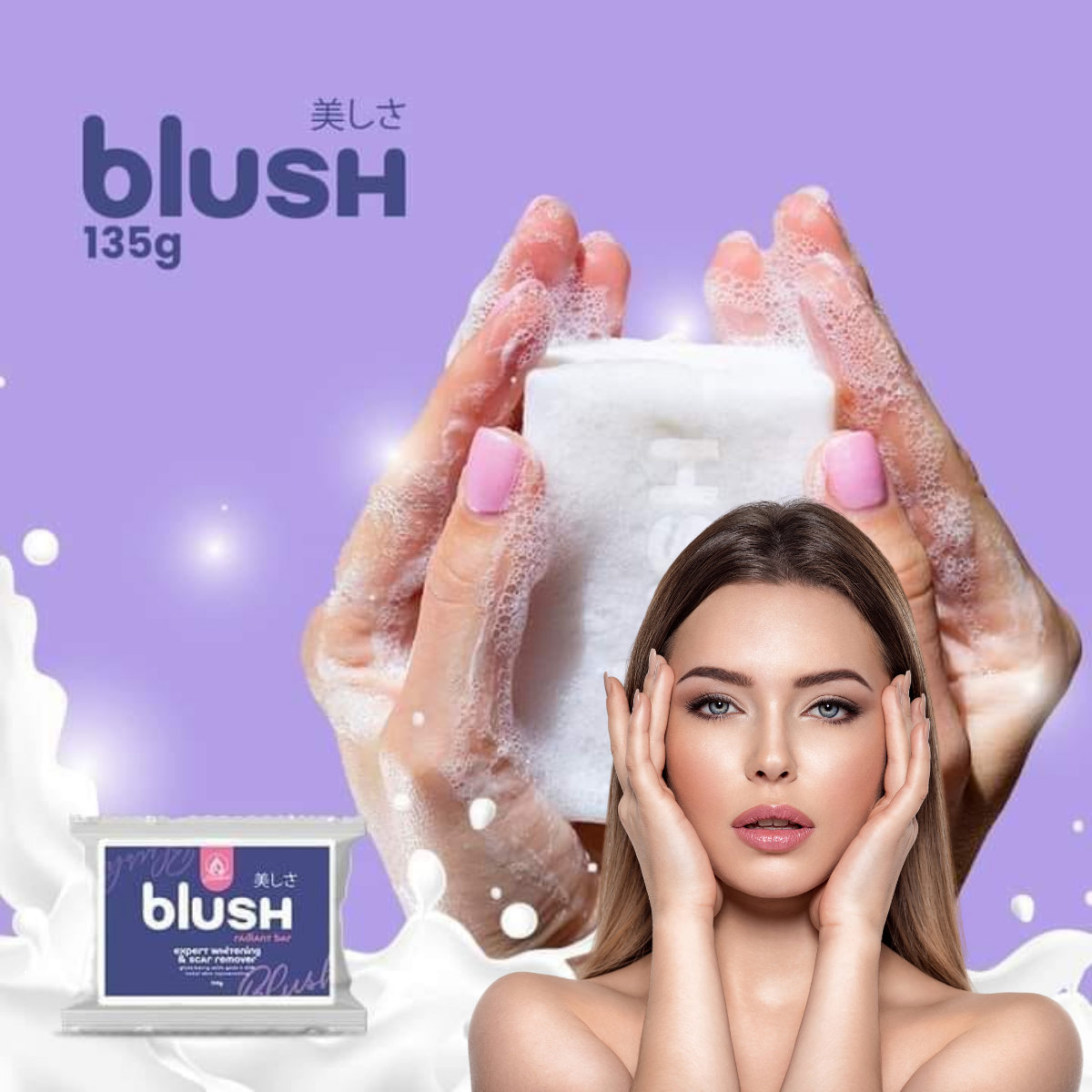 CHLOE BLUSH Radiant Soap! One-Step Skin Care is possible with Blush ...