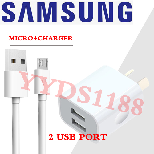Samsung Charger Super Fast Charger 2.4A Micro Usb Adapter Set For ...