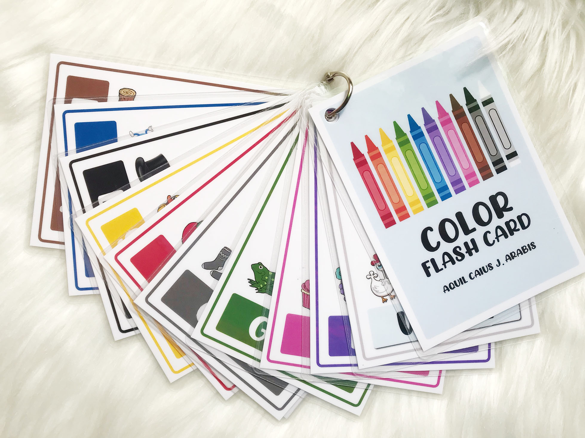 Laminated Color Flash Card | Lazada PH