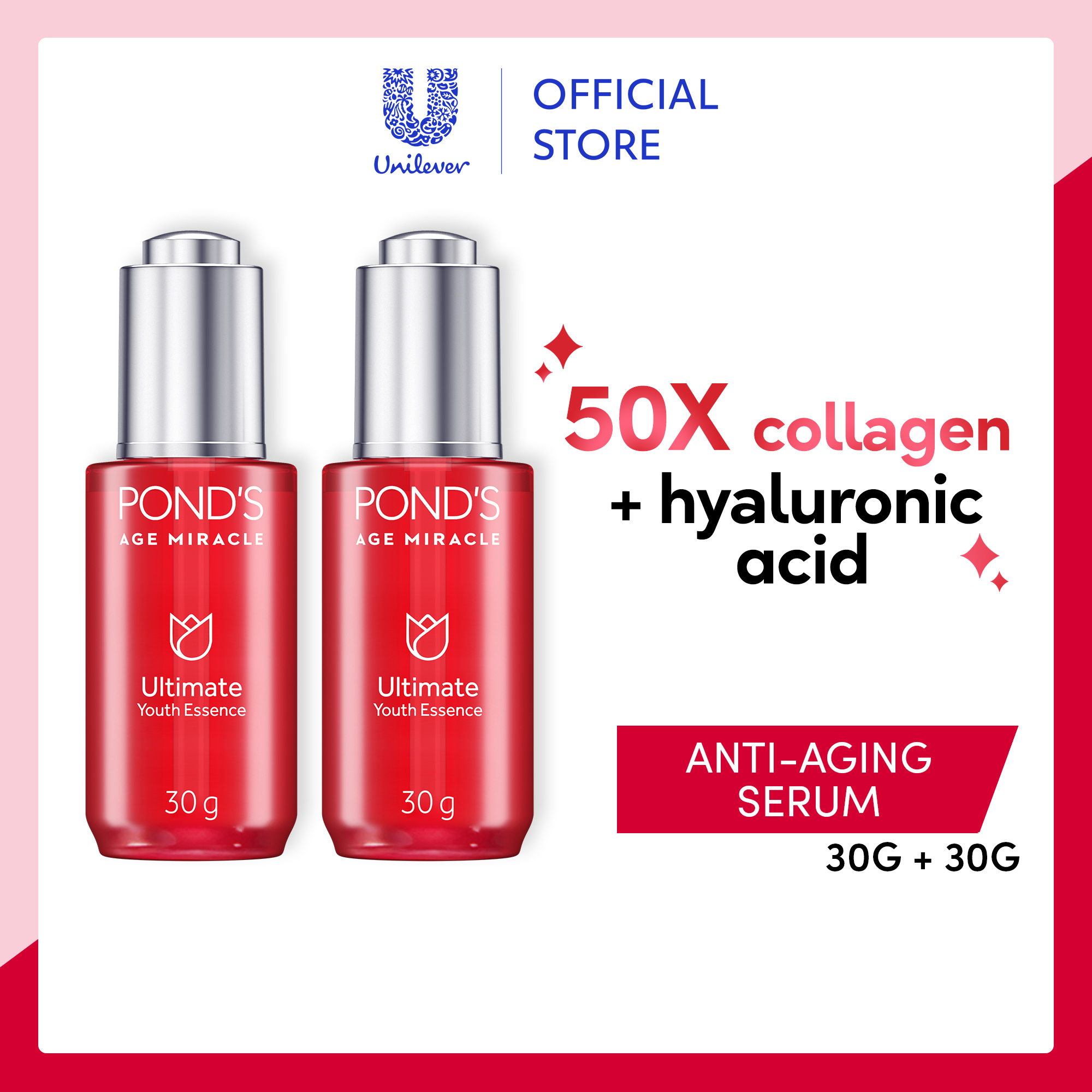 POND's Age Miracle Anti Aging and Anti Wrinkle Ultimate Youth Essence ...